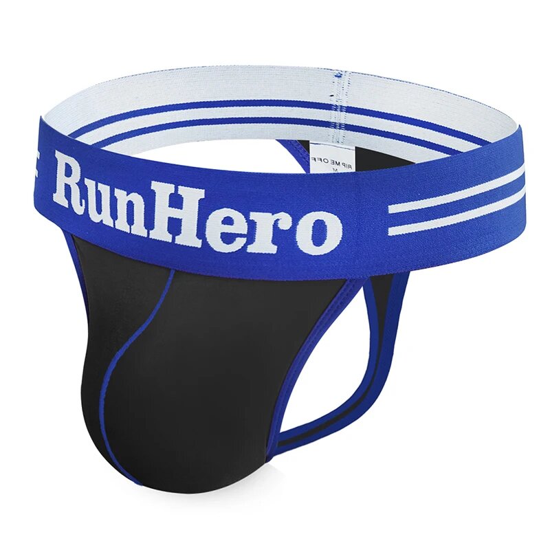 Мужские стринги RunHero черные, размер XL