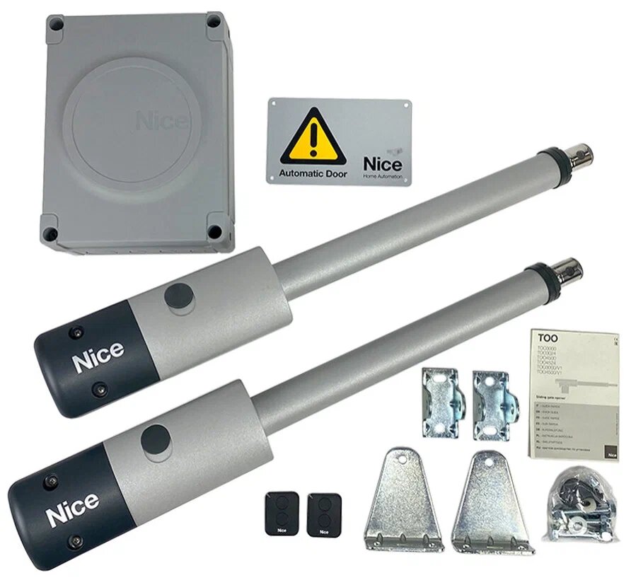 TOO3000KLT Комплект приводов Nice для распашных ворот со створками шириной до 3 метров и массой до 300 кг