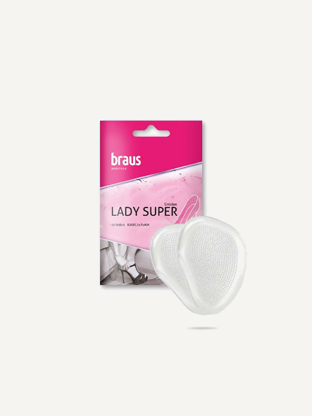 Полустельки, цвет бесцветный, бренд Braus, артикул 0419