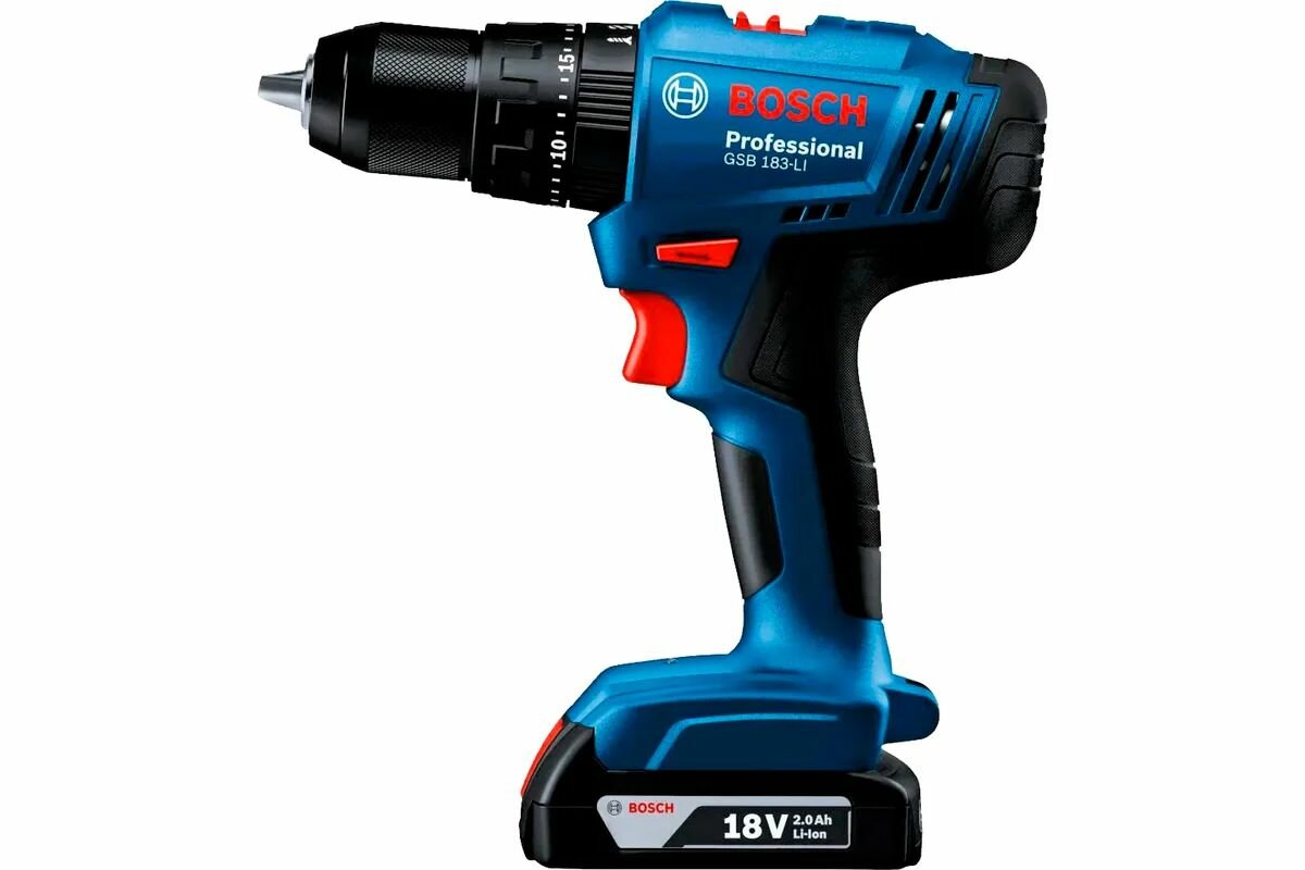 Дрель-шуруповерт ударный аккумуляторный Bosch 36V / Шуруповерт Bosch GSB 183-LI
