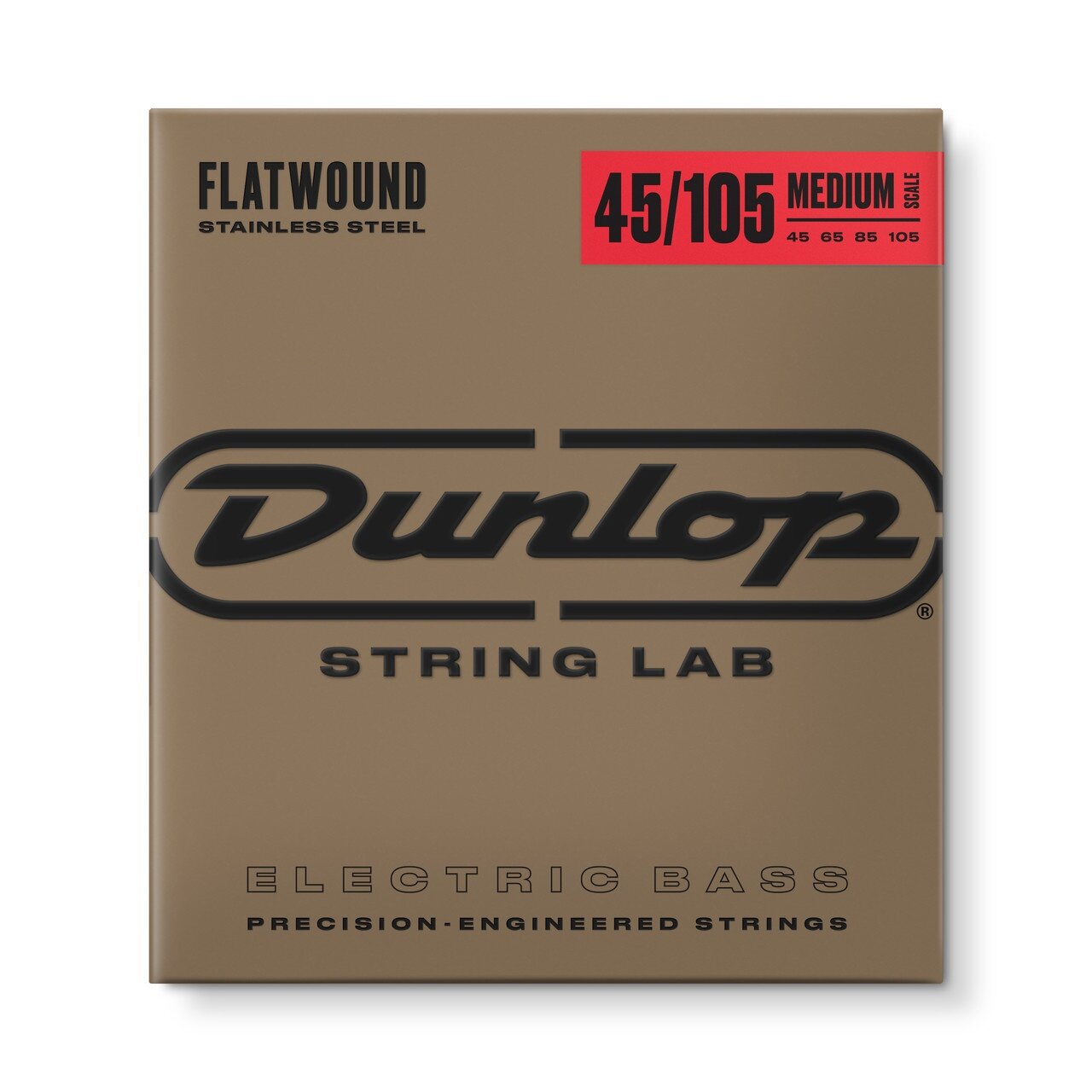 Струны для бас-гитары Dunlop DBFS45105M Flatwound 45-105