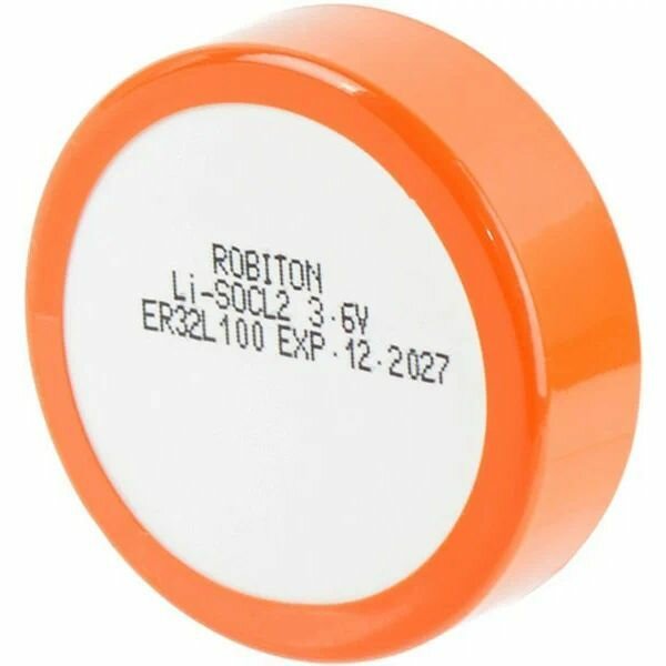 Батарейка ER32L100 1/6D Li-SOCI2 литий-тионилхлорид 3.6V PK1 Robiton