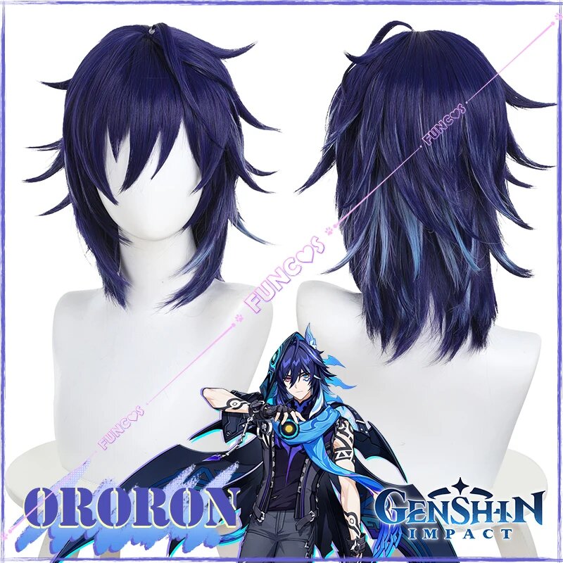 Косплей костюм Genshin Impact Орророн XXL, Wig only