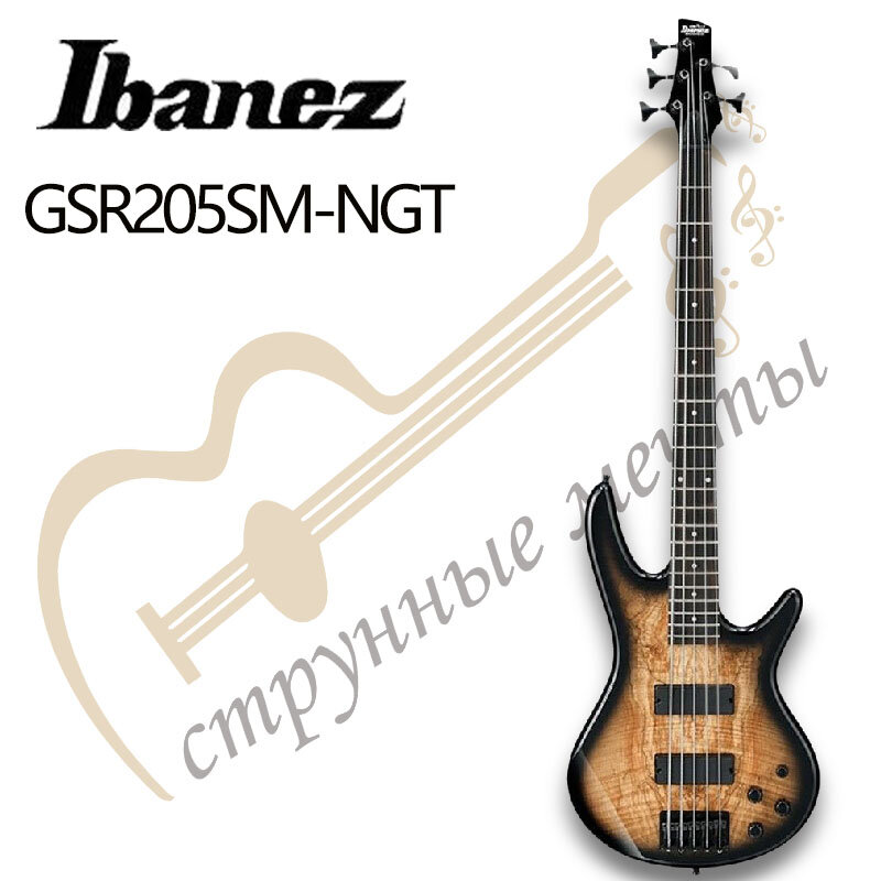 Бас-гитара Ibanez GSR205 5-струнная модель