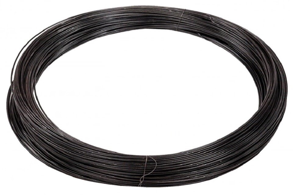 Проволока вязальная ГОСТ 3282-74 термообработанная, из низкоуглеродистой стали, черная, диаметр 1.6мм, 1кг / строительные материалы