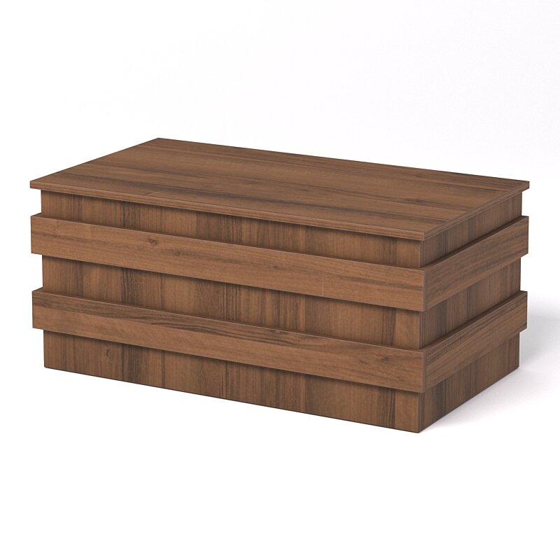 Тумба №1 для витрин "сладость" шириной 900мм, Орех. Производитель товара - компания Westcom.