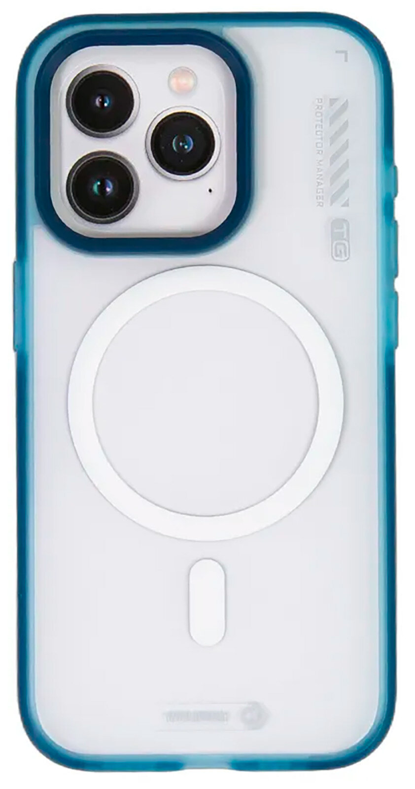 Чехол с магнитным покрытием Type Gorilla Dual Color Dark Blue (BL-T46-iP15PM-DC-DBL)