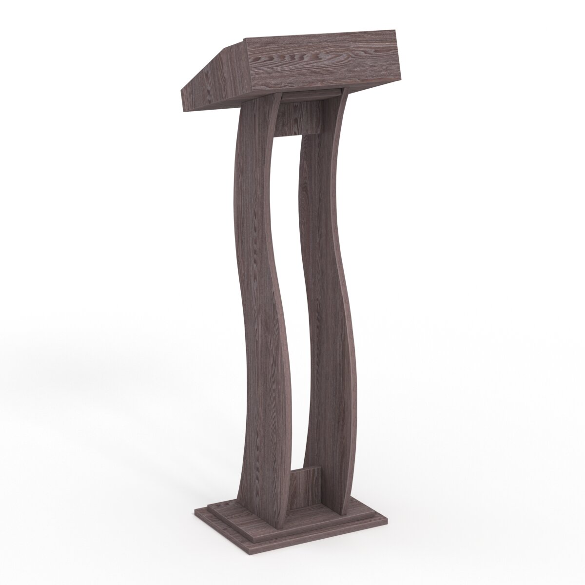 Трибуна "диктор" №113, Ясень Анкор темный - U31105. Производитель товара - компания Westcom.