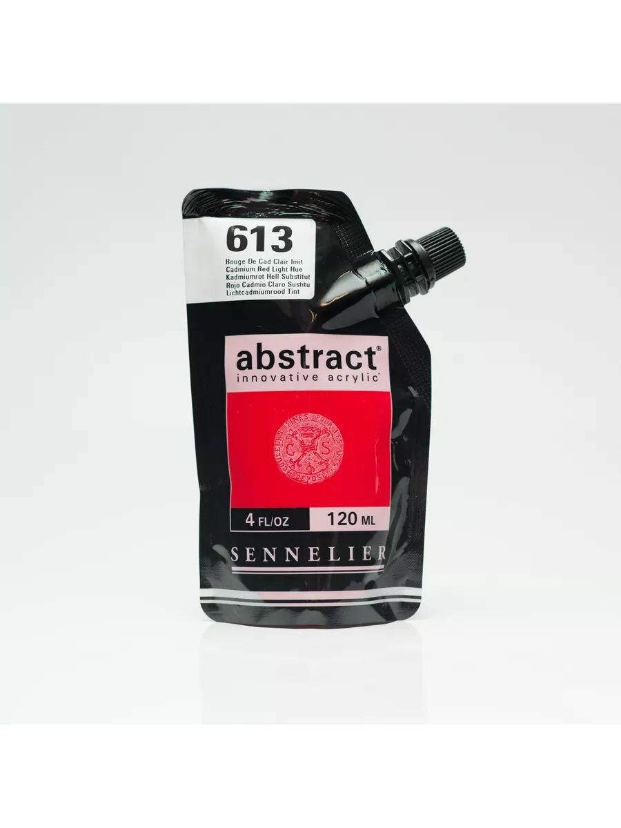 Краска акриловая Sennelier Abstract, 120 мл, кадмий красный светлый (а)