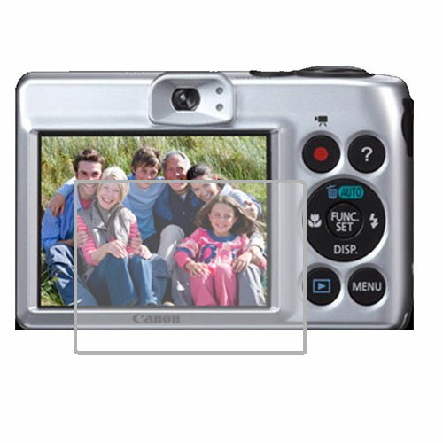 Скрин Мобайл защитный экран для фотоаппарата Canon PowerShot A1300 из гидрогелевая плёнка прозрачная