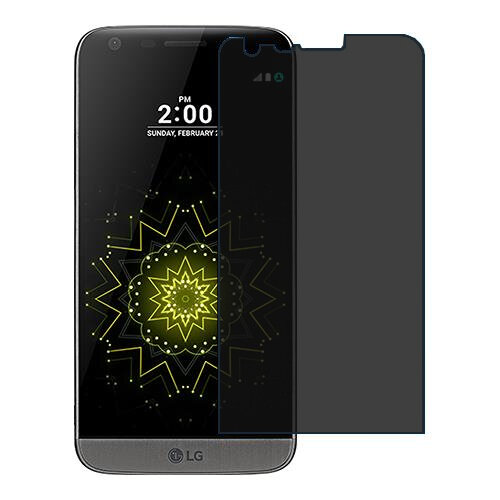 Скрин Мобайл защитный экран для LG G5 из нано стекло 9H приватное