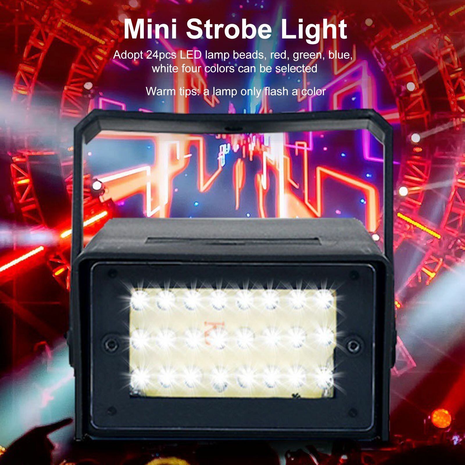 Светодиодный мини-стробоскоп KTV Room Strobe Stage Lamp для DJ Disco Show Party