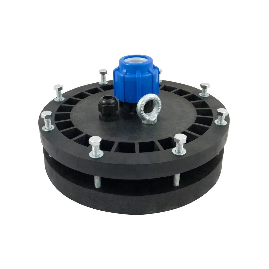 Оголовок скважинный Vodotok ОГС 125-165/25 с проходной муфтой, черный