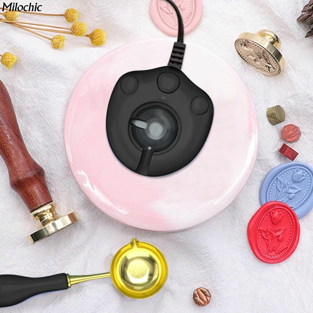 Подогреватель для сургучной печати, портативная USB печь для воска с умным чипом и стабильным контролем температуры, милый дизайн в виде кошачьей лапки, длительная работа более 2 часов