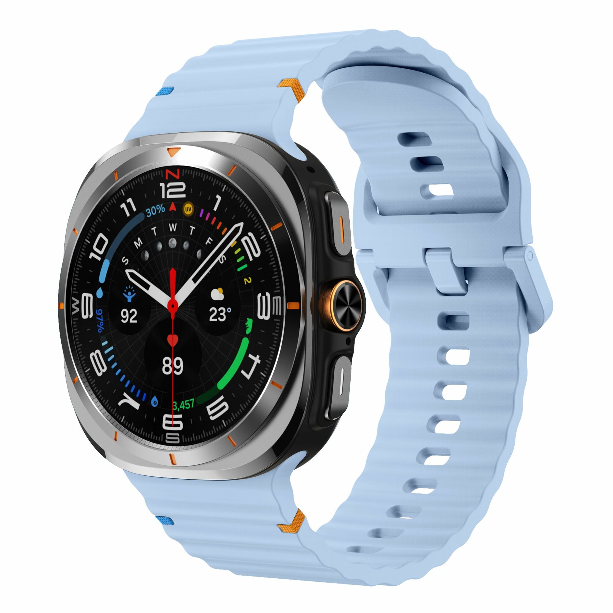 Мягкий силиконовый ремешок для Samsung Galaxy Watch7 Ultra 47mm smartwatch для Galaxy Watch Ultra 47mm браслет