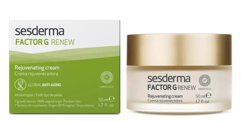 Sesderma ! FACTOR G RENEW Rejuvenating cream - Регенерирующий крем от морщин, 50 мл