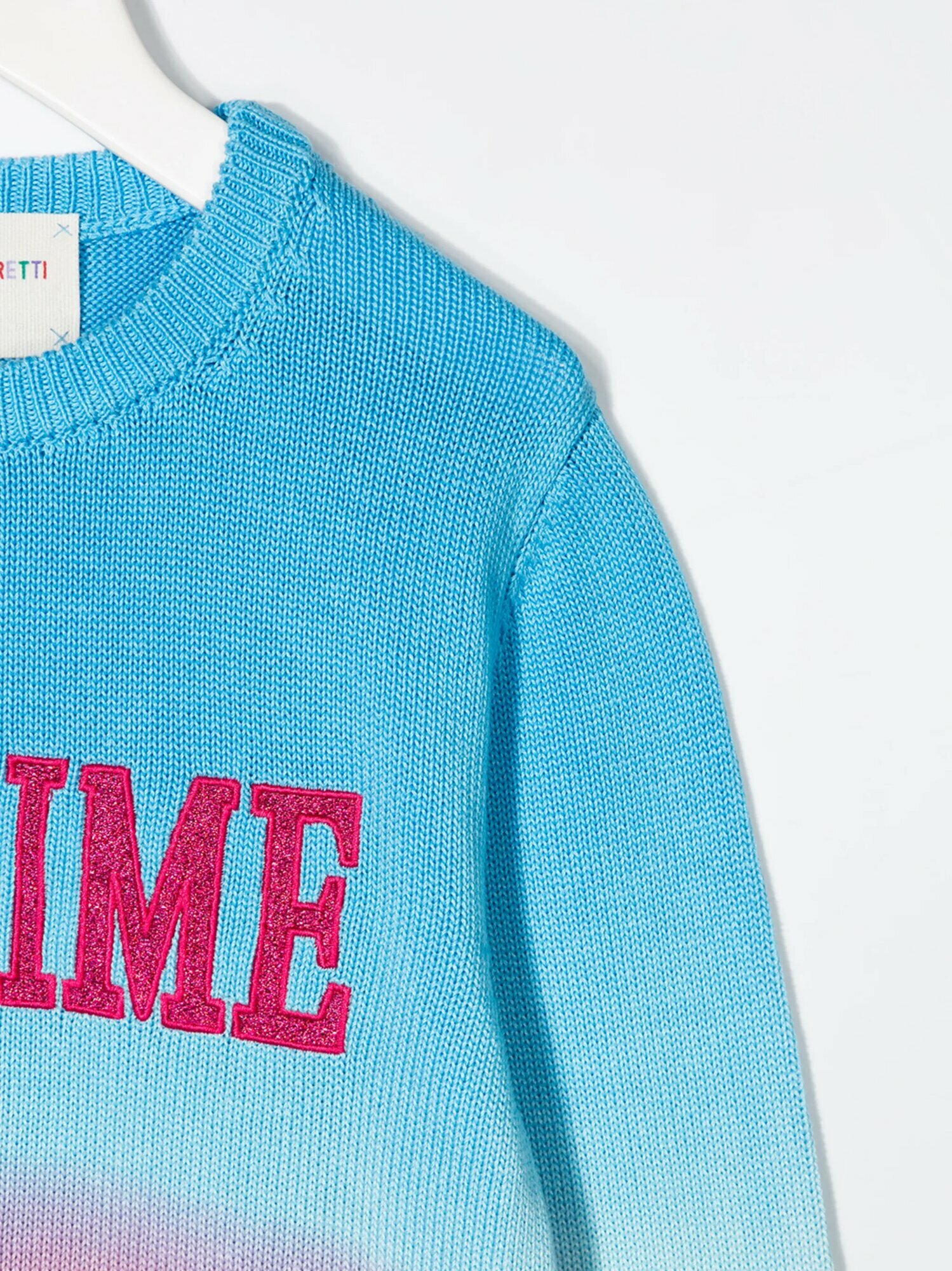 Джемпер Alberta Ferretti Je T'aime, размер 10 лет, Синий принт — фото 1