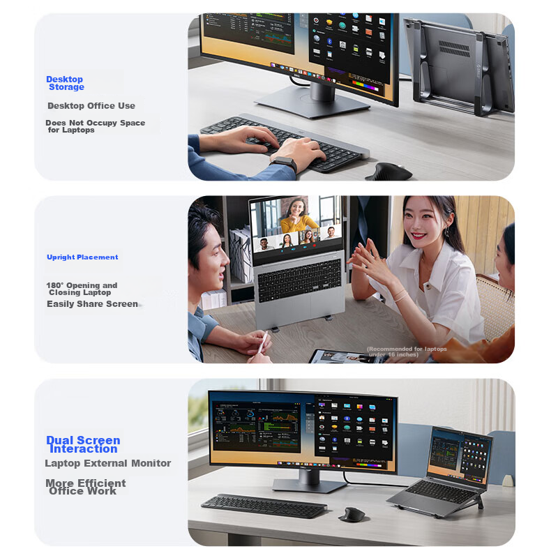 ORICO Laptop Stand, Aluminum Alloy Cooling Stand, Dual-Use Tablet And Laptop Holder, Desktop Riser, Compatible with Mechanical Revolution Wujie 15X-MA15