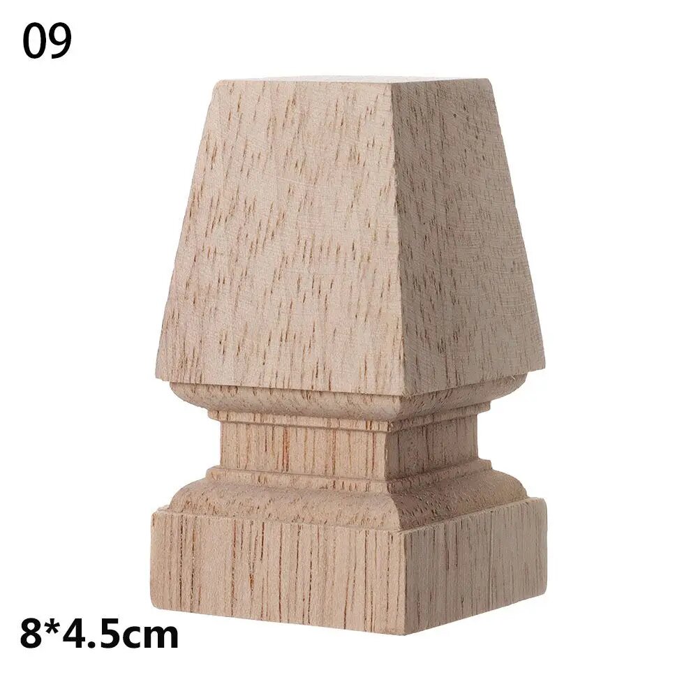 Деревянные ножки для мебели, 8*4.5см, Бежевый, 9