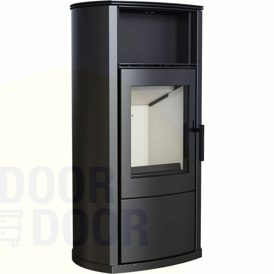 Печь-камин Kratki KOZA/EPSILON, Сталь, черный, 59,5x115,6x51,3 см.