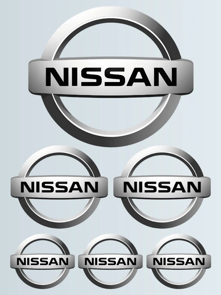 Термонаклейки на одежду NISSAN