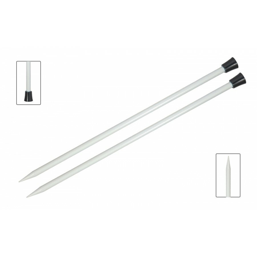 Спицы прямые Basix Aluminum 5мм/35см, KnitPro, 45267