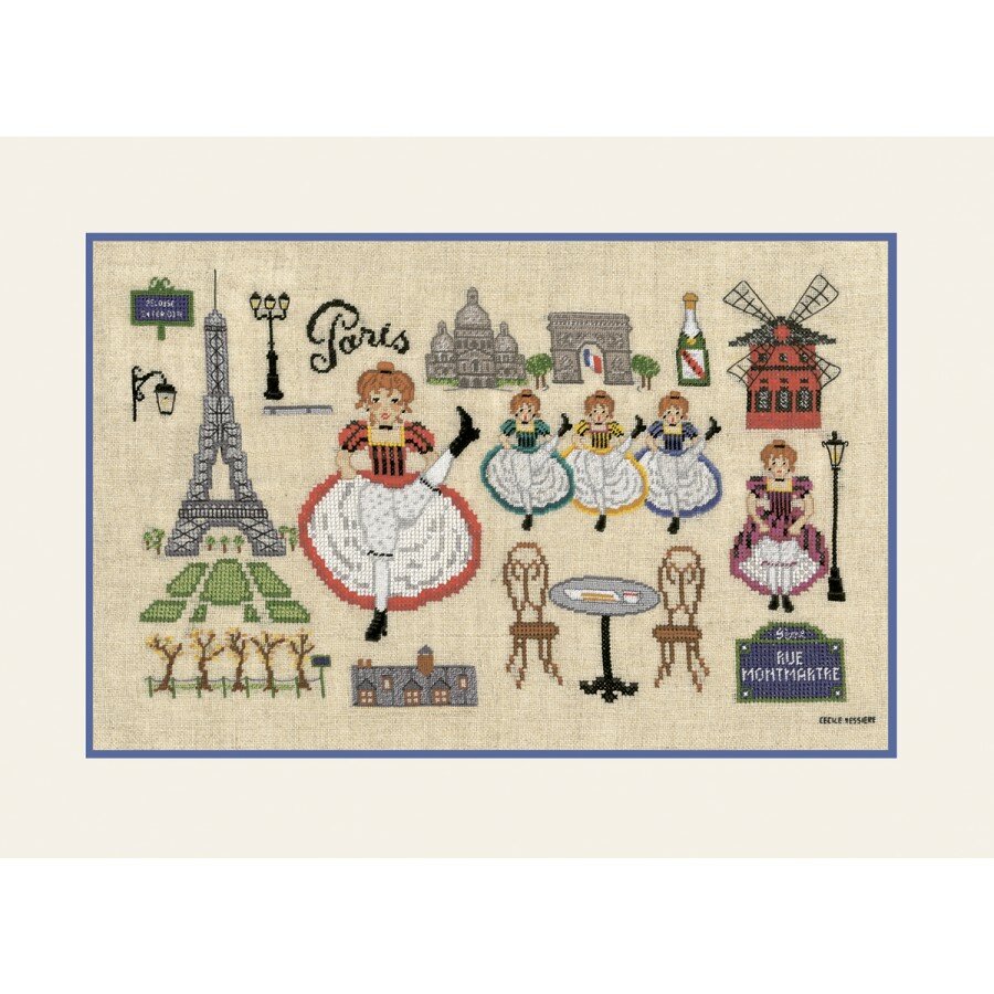 Набор для вышивания BONJOUR PARIS (Привет, Париж)