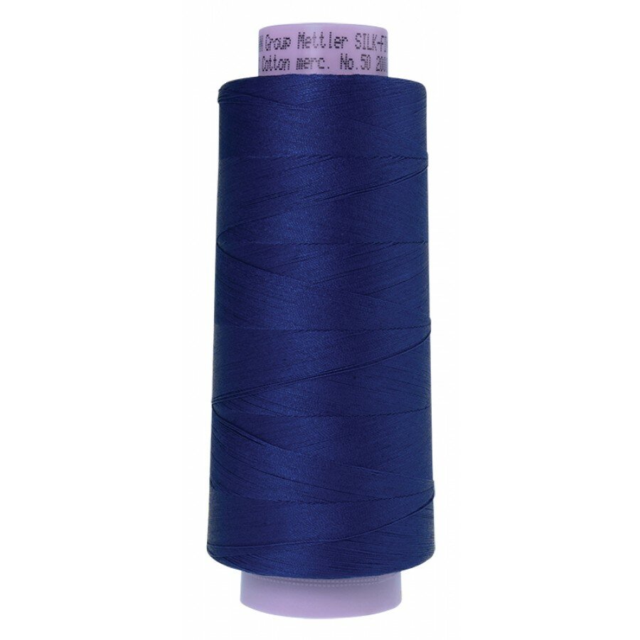 Нить для машинного квилтинга SILK-FINISH COTTON 50, 1829 м 1304 Imperial Blue