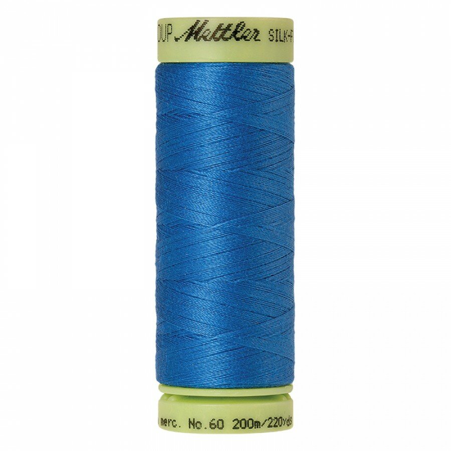 Нить для машинного квилтинга SILK-FINISH COTTON 60, 200 м 2049 French Blue
