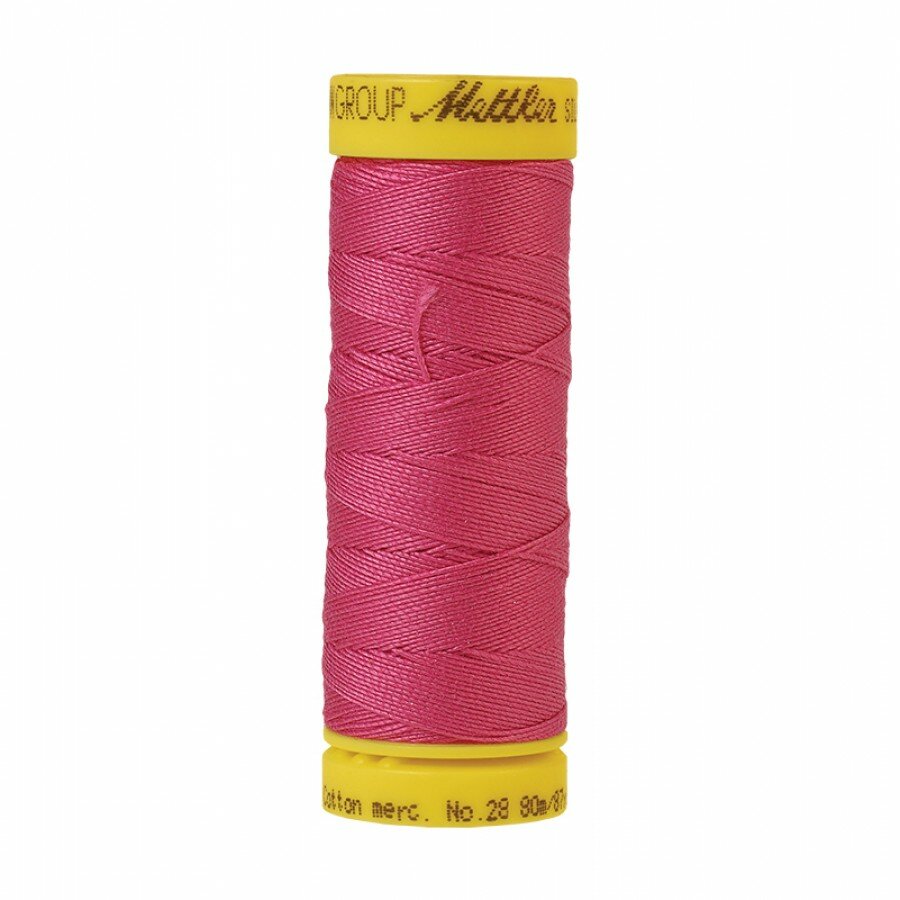 Нить хлопок отделочная SILK-FINISH COTTON 28, 80 м 1423 Hot Pink