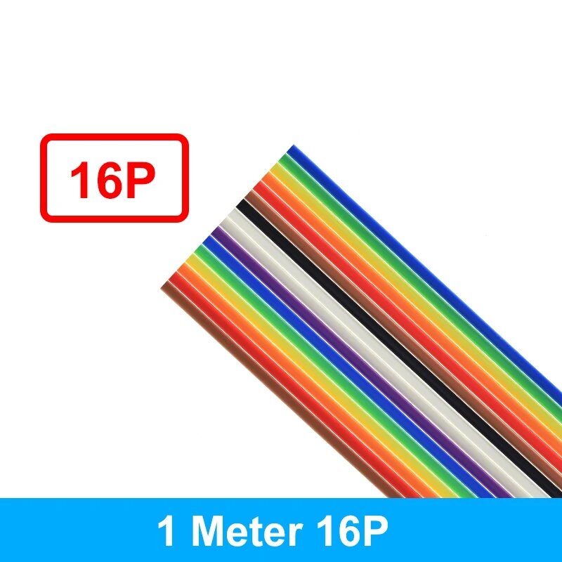 TZT Плоский ленточный кабель 1.27 мм 1PCS, 16P