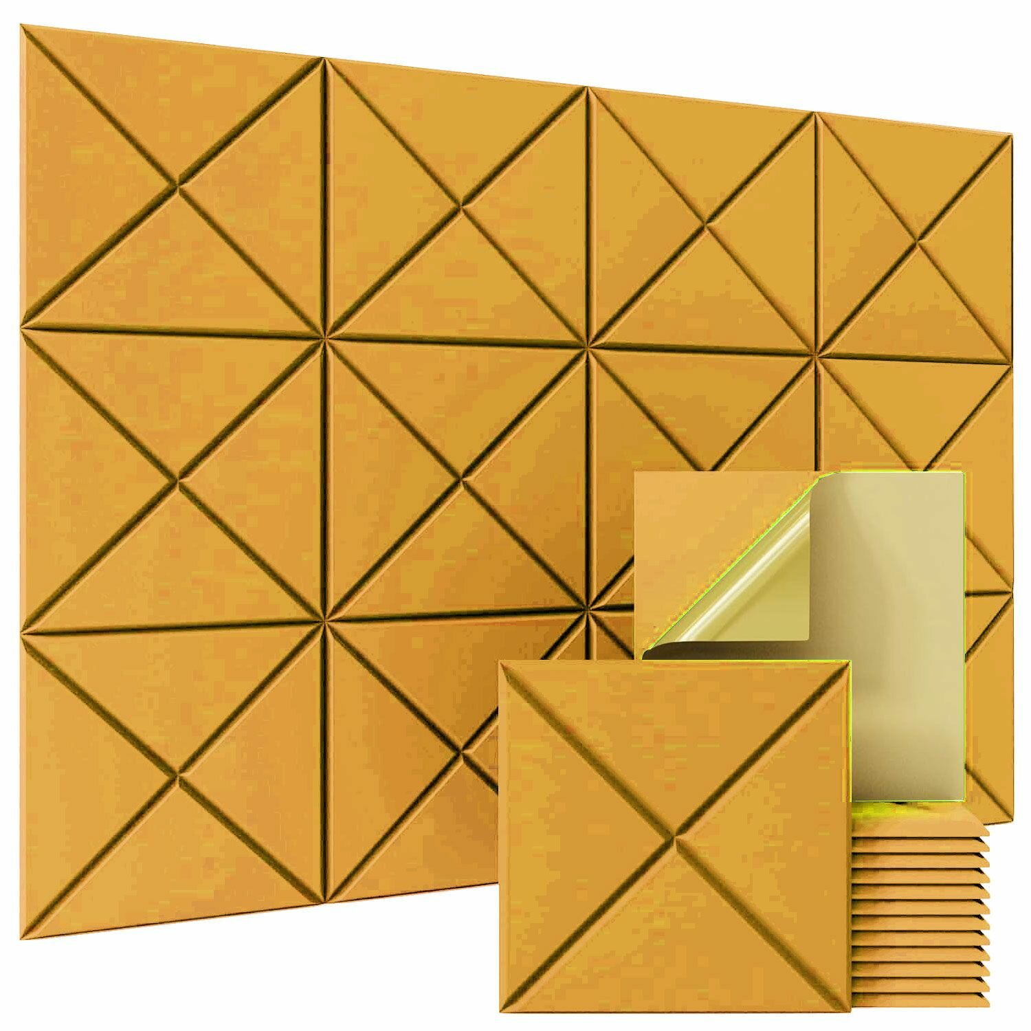 12 шт Акустическая панель 30x30x0.9cm Звукоизоляционные и шумоподавляющие материалы Декорация комнаты