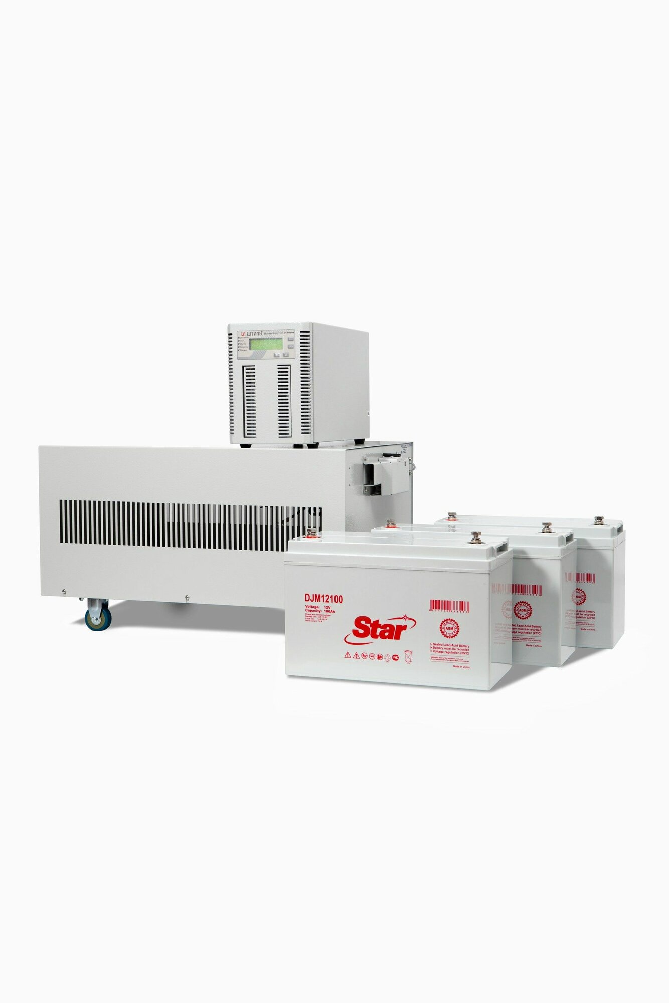 Комплект ИБП Штиль ST1101L (1000 ВА/900 Вт) c АБ до 4 часов автономной работы, батарейный стеллаж BS-01