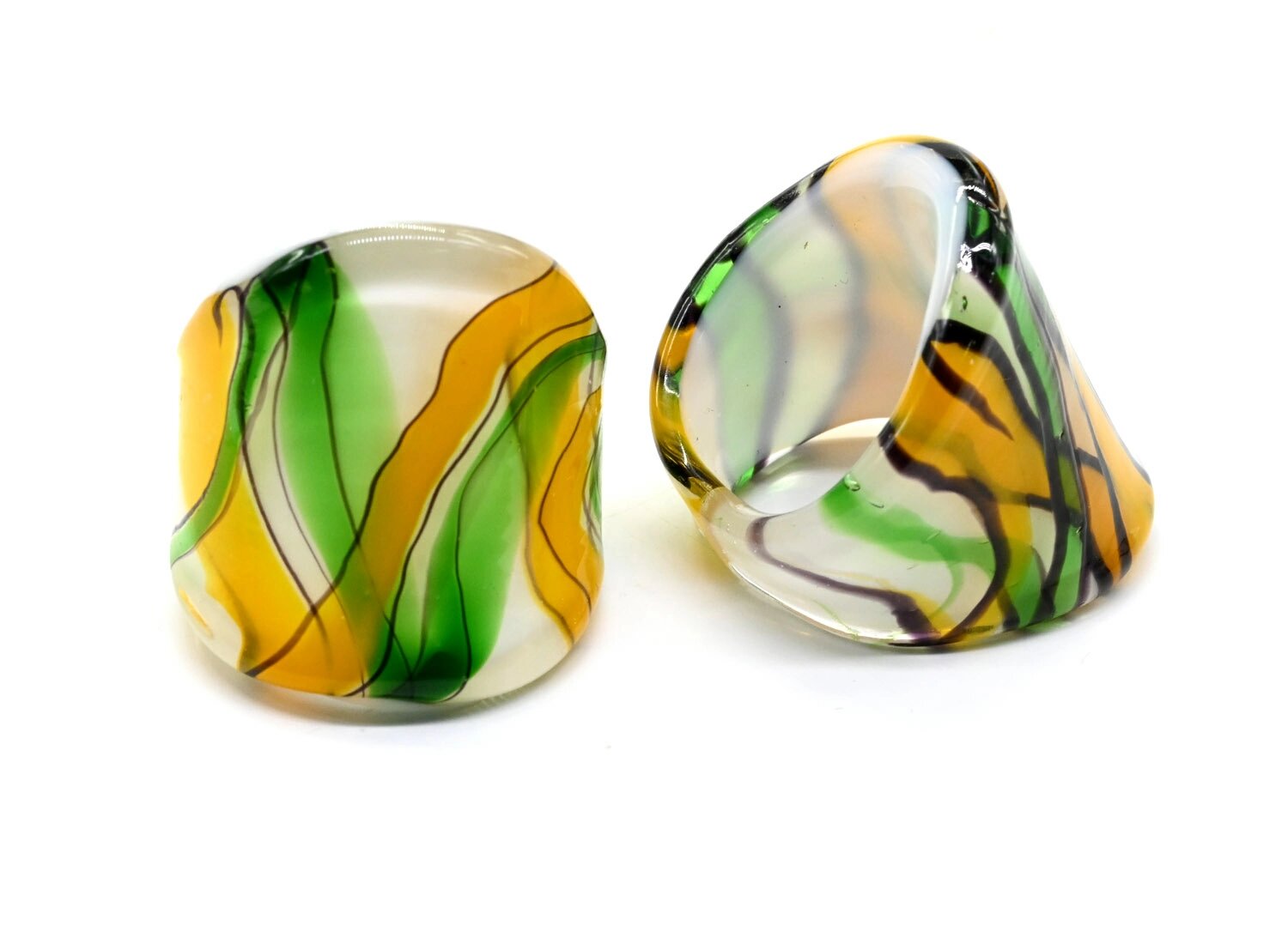 Кольцо, муранское стекло