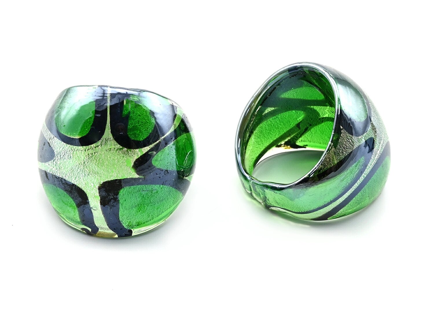 Кольцо, муранское стекло