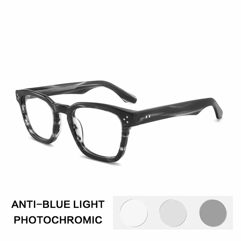 Фотохромные очки для чтения из ацетата Myopia C3 Photochromic, Prescription Custom