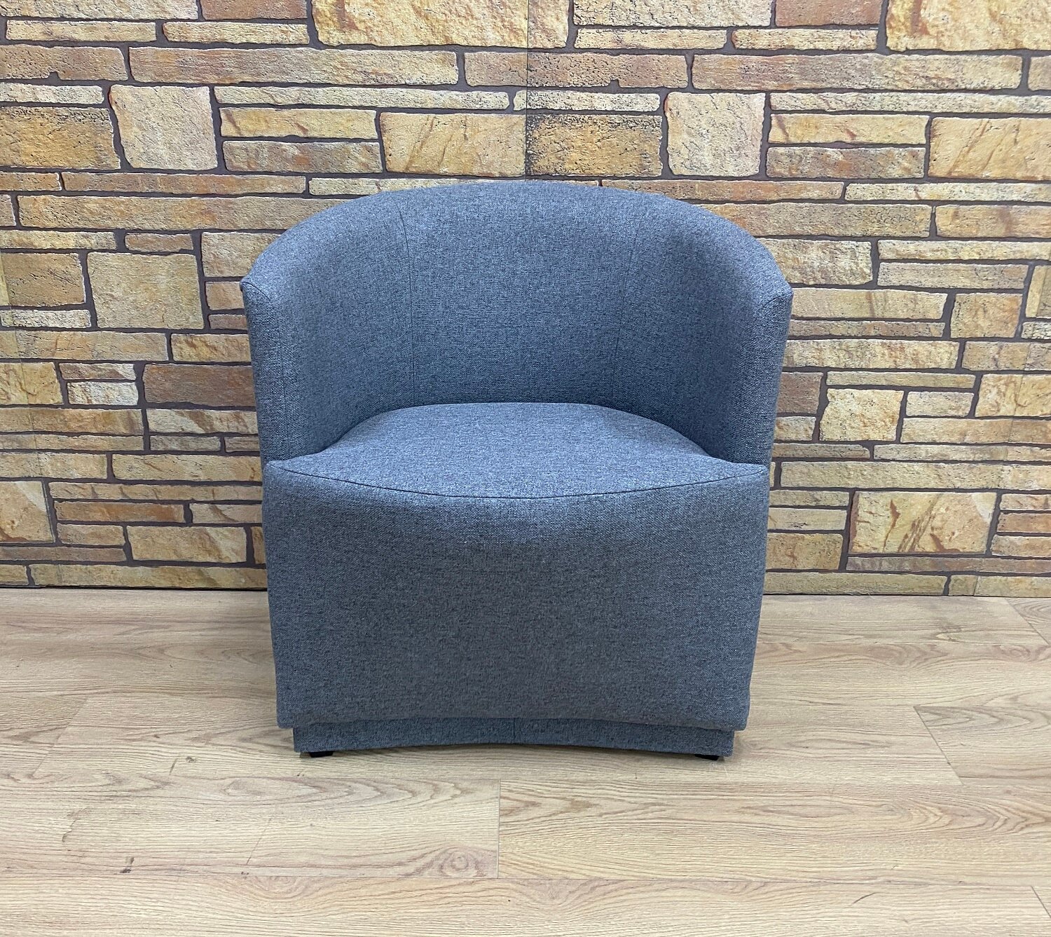 Кресло GRUPPO 396 Бона Jazz 21, рогожка, с мягкими подлокотниками