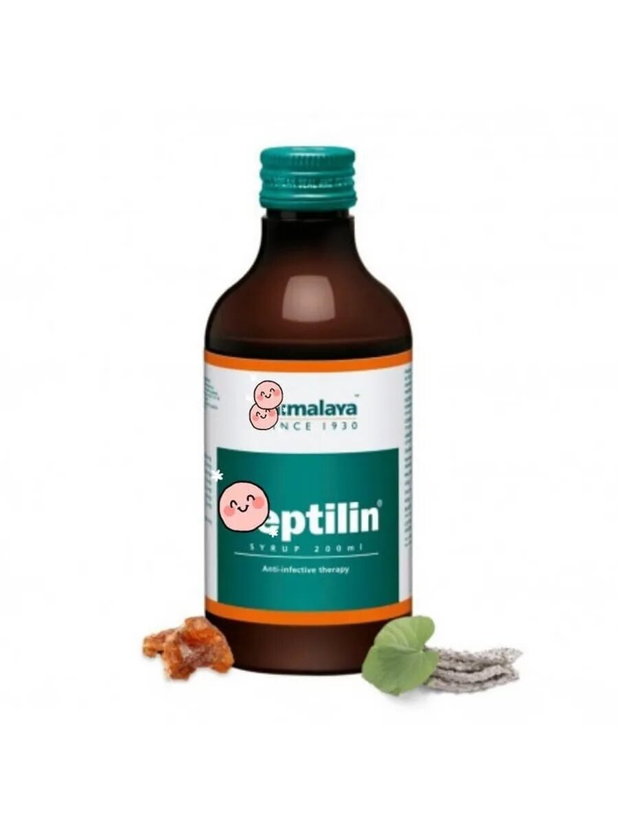 Сироп Хималая "Сиптилин", от гриппа и простуды, повышает иммунитет, 200 мл