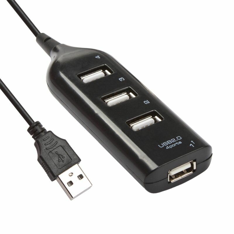 USB Хаб на 4 порта, 45 см (блистер)