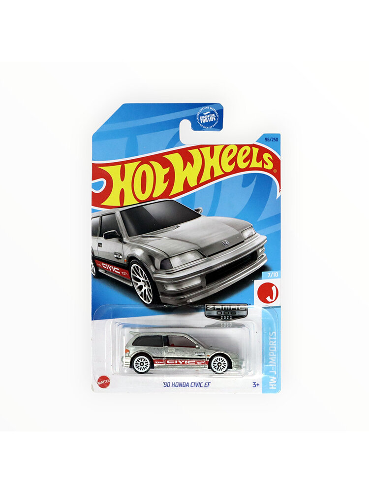 Машинка Mattel Hot Wheels 2023 Zamac '90 Honda Civic EF