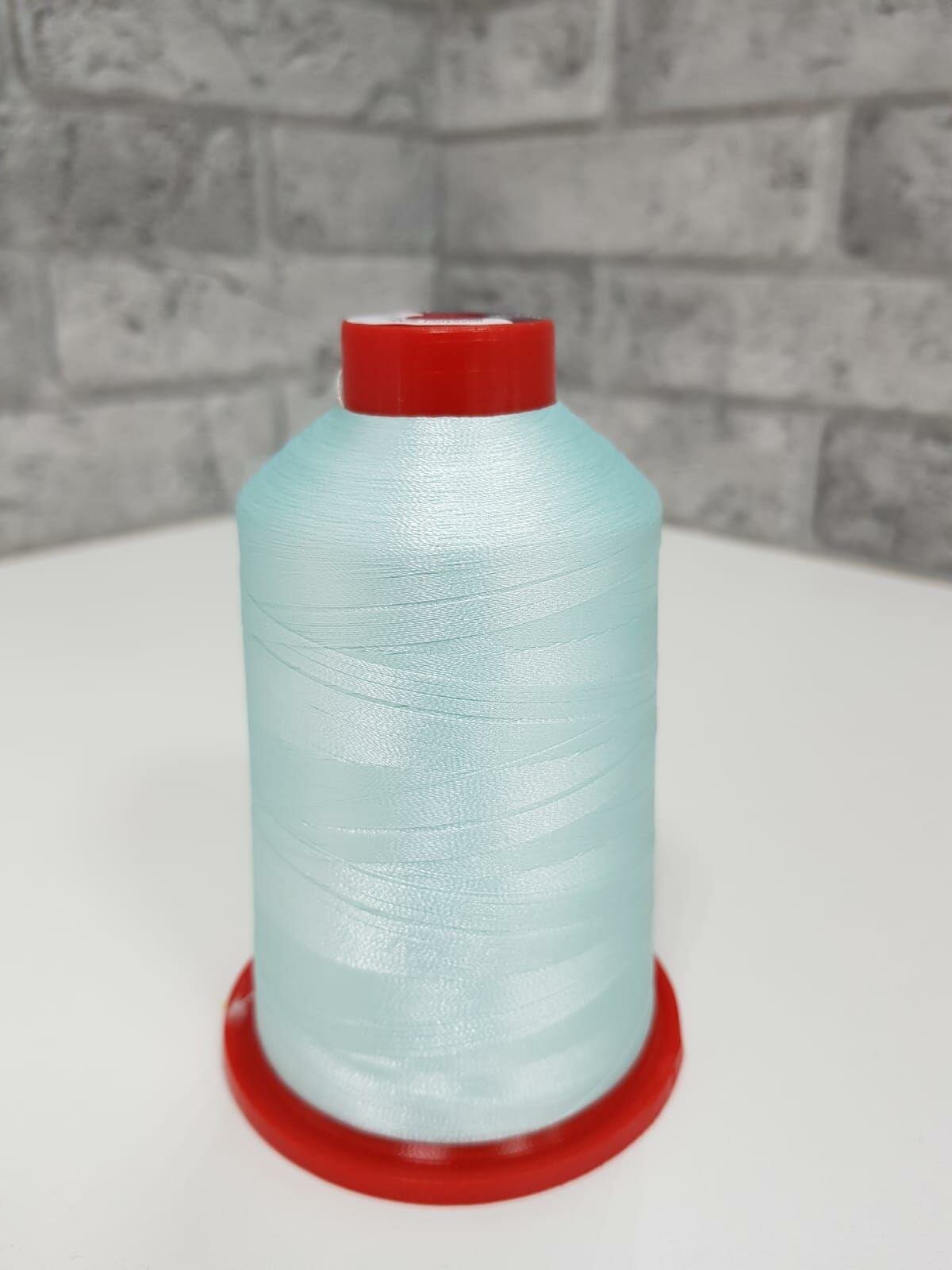 Нитки вышивальные Euron Р-130 №130 5000м, полиэстер, Цвет-1226 голубой