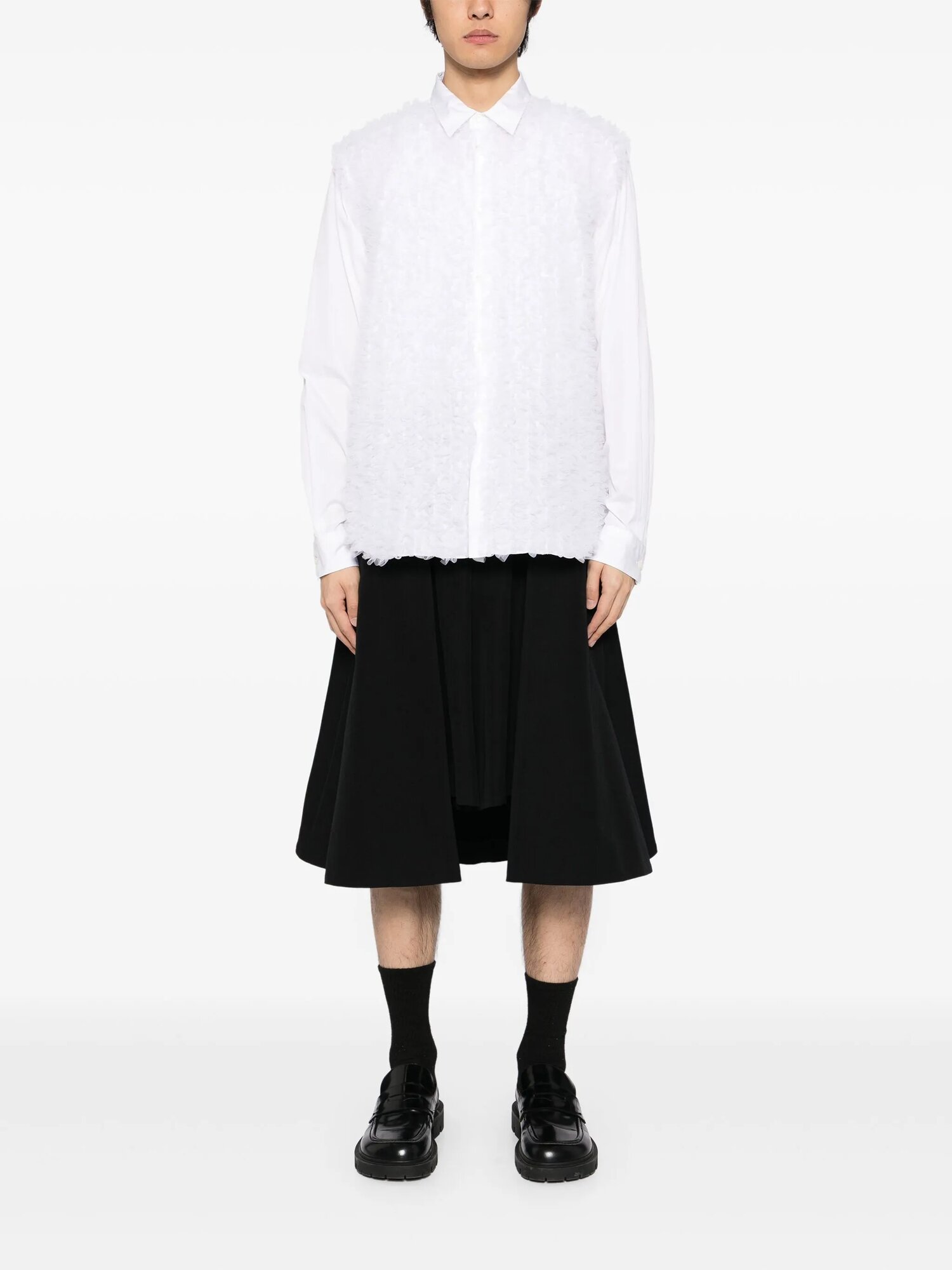 Рубашка COMME des GARCONS, размер M, white — фото 1