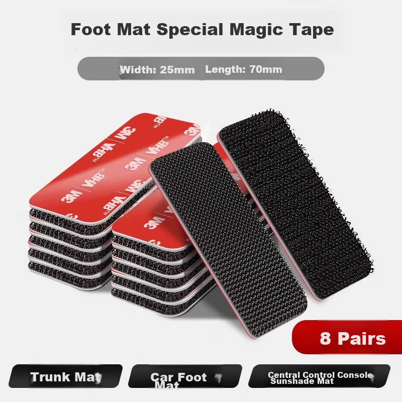 3M's Adhesive Velcro, Self-Adhesive Foot Pads, Fixed Stickers, Self-Adhesive High-Adhesion Heat-Resistant Hook And Loop Fasteners, 25*70mm