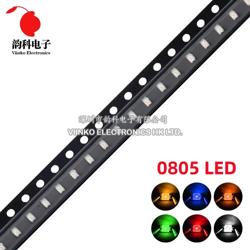 100 SMD светодиодов RGB Red