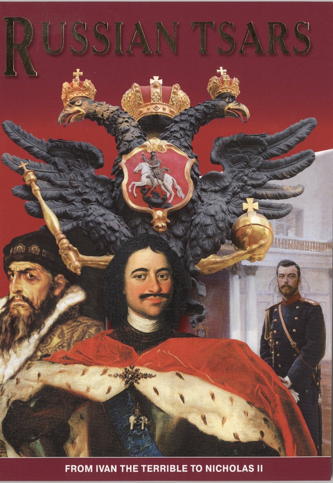 Минибуклет Русские цари 32 стр. англ. яз.