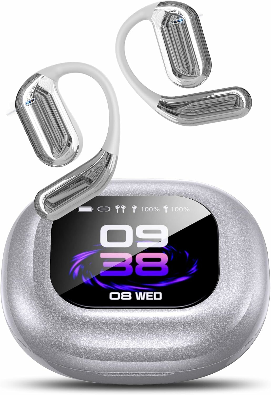 Гарнитура переводчика Bluetooth AI OWS, Bluetooth 5,4, сенсорное управление