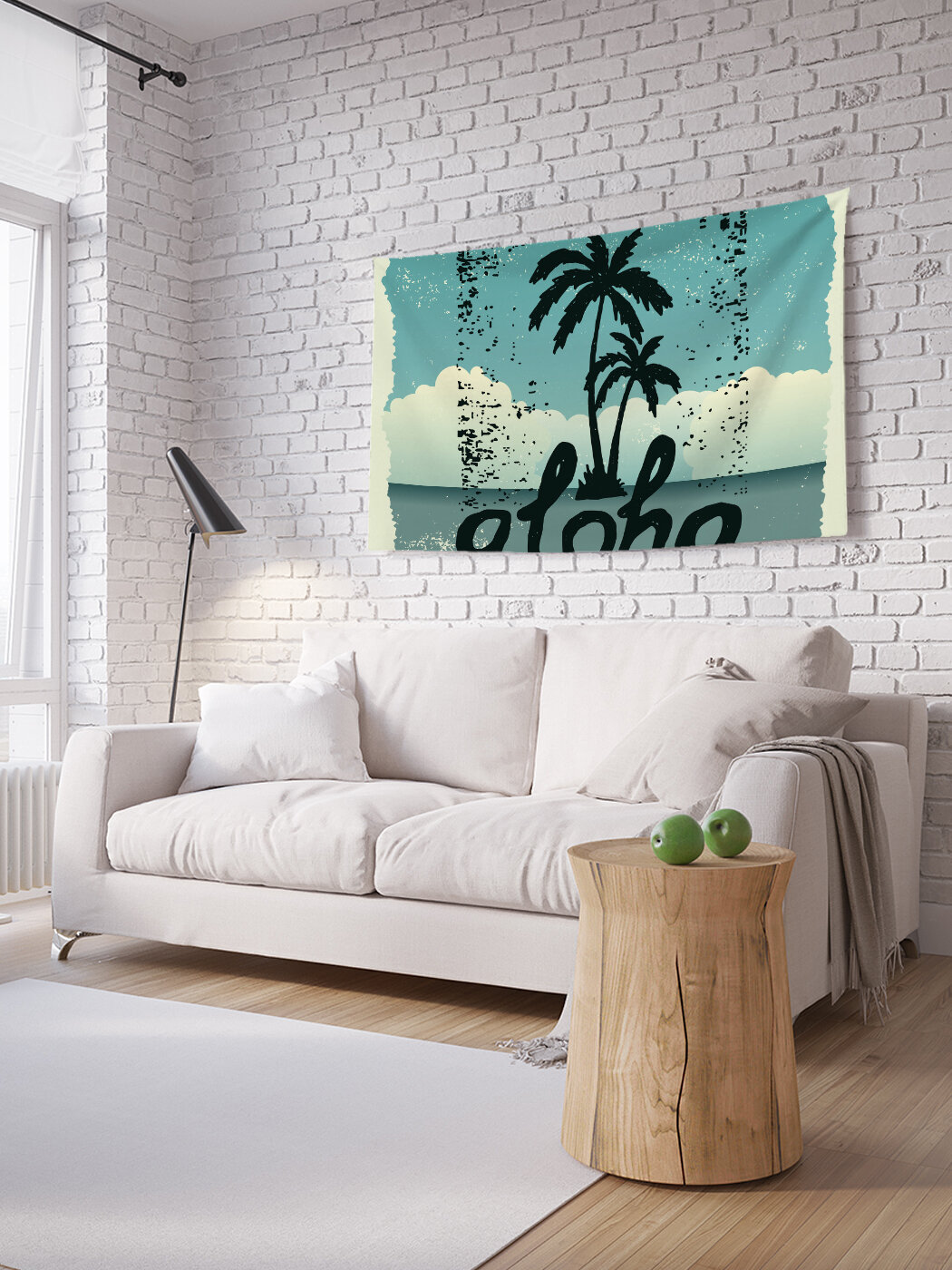 Фотопанно на стену горизонтальный постер 100х150 "Алоха на побережье", JoyArty