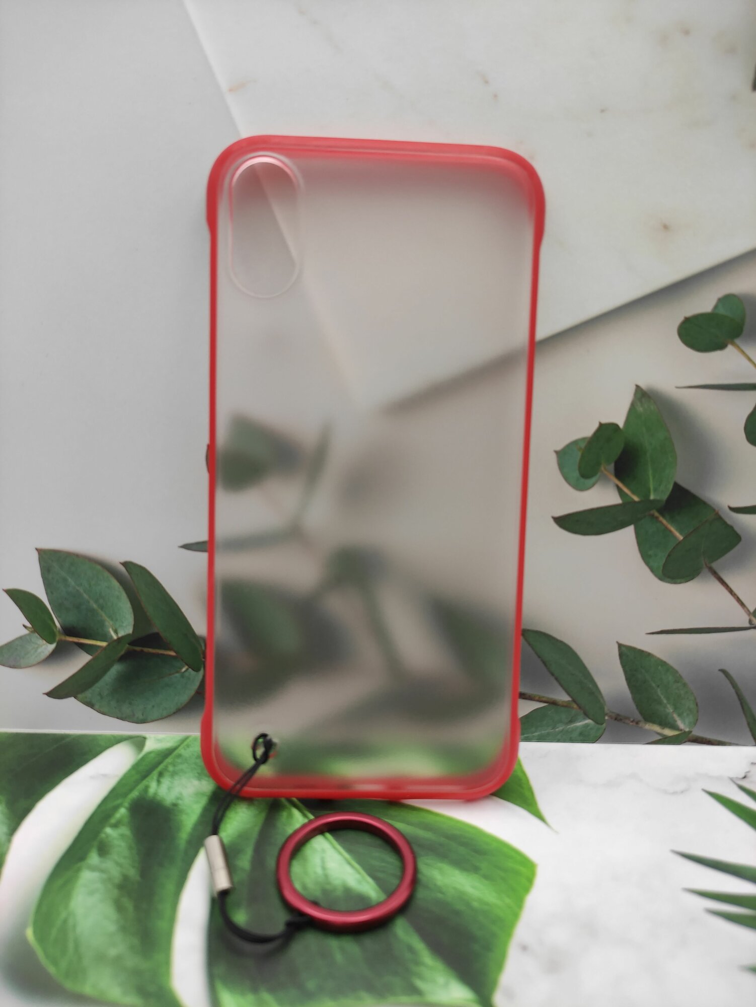 Пластиковый чехол на iPhone X/XS защитный