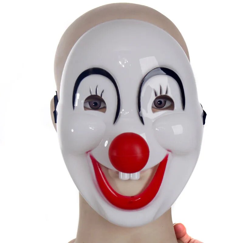 Маска клоуна пластиковая, цвет Clown1