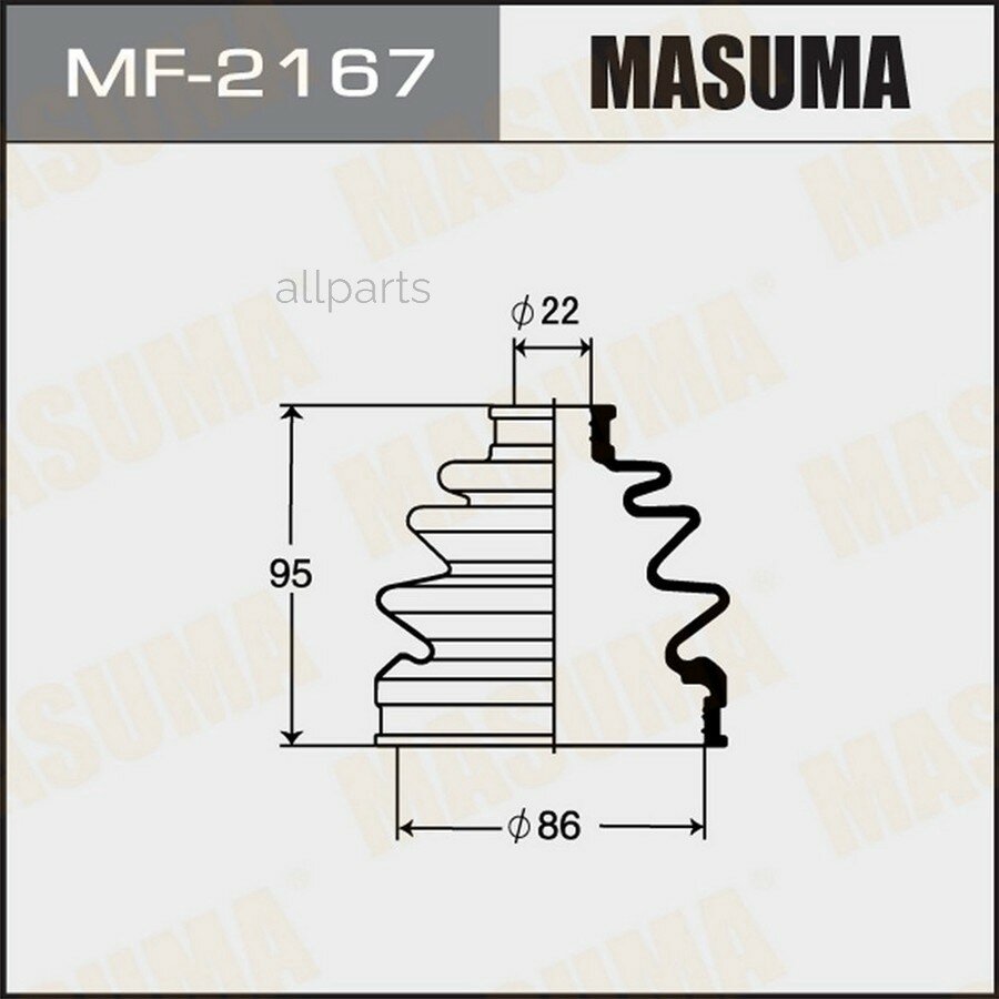 MASUMA MF2167 привода пыльник